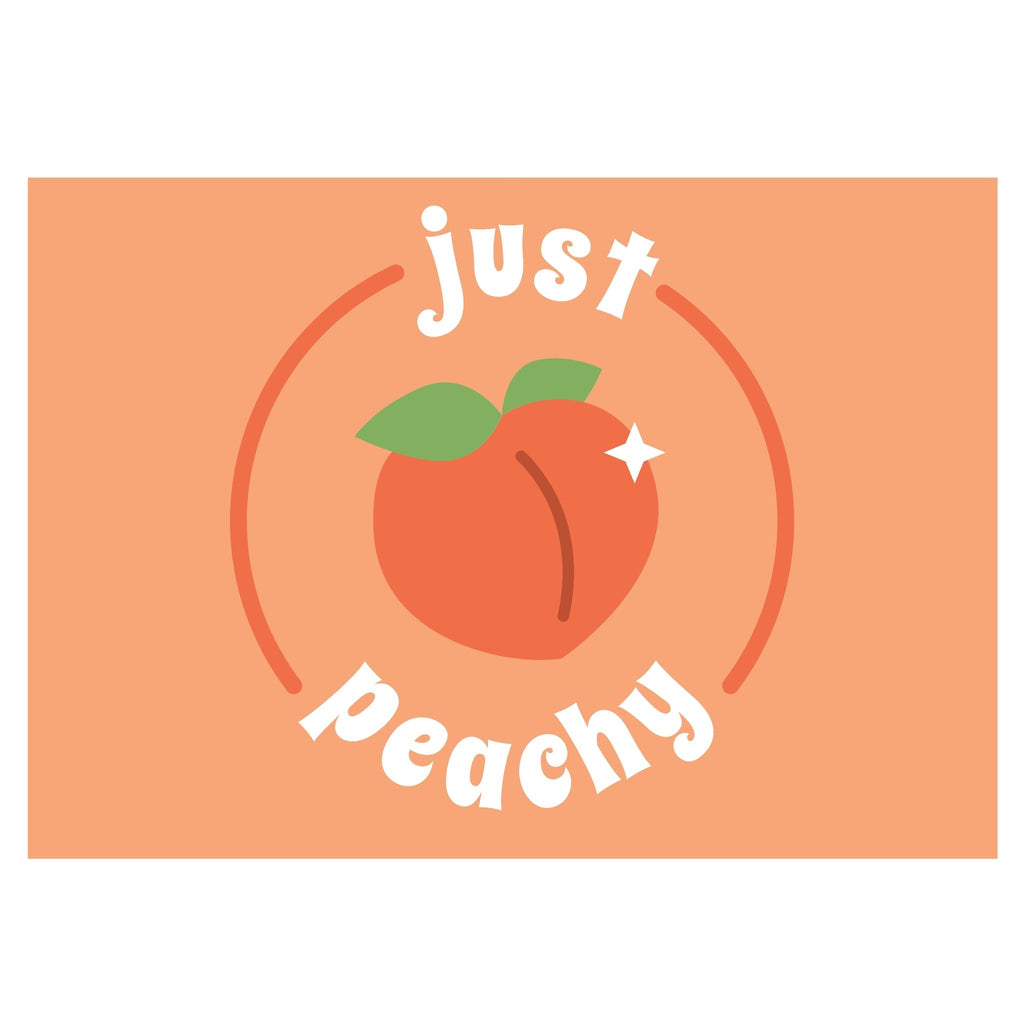 Just Peachy Card – My Weekend is Booked